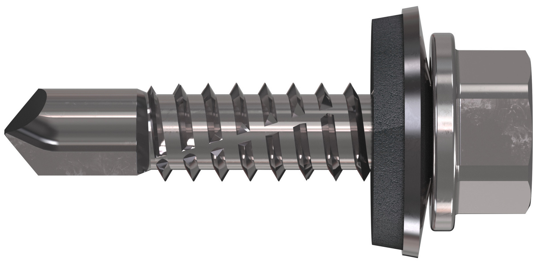 RP-K Bohrschraube, Sechskantkopf mit angepresster Scheibe, 6,3 x 130 mm ...
