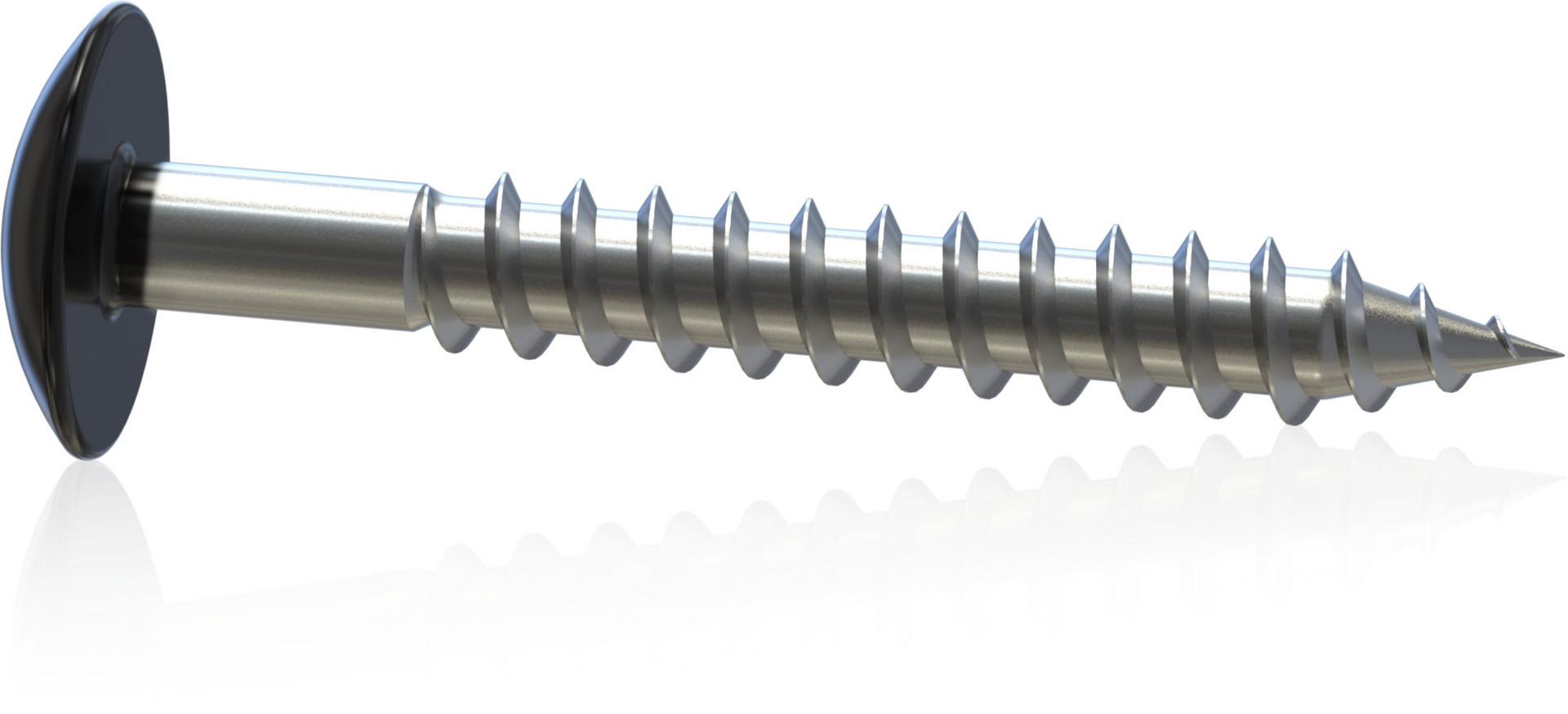 FPS Fassadenplattenschraube, Flachrundkopf, 5,5 x 35 mm, Teilgewinde ...