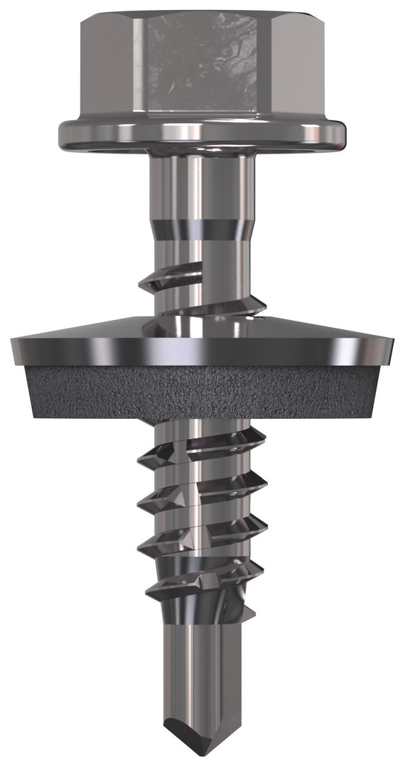 RP-r-3H Bohrschraube, Sechskantkopf mit angepresster Scheibe, 4,8 x 22 ...